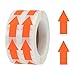 Amazon.com : MECCANIXITY 1 Roll Arrow Sticker Labels 0.6x1.2 Inch ...