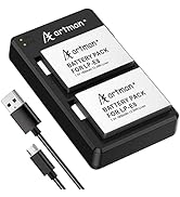 Amazon.com: A Artman LP-E17 Battery 2-Pack Upgraded 1500mAh with Type-C ...