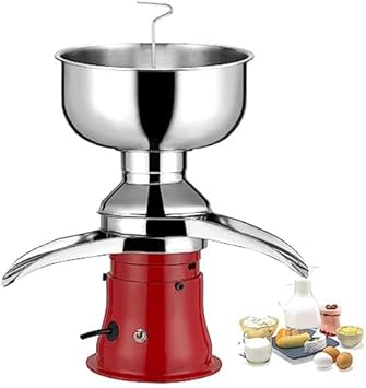 HYQNG Electric Fresh Milk Cream Separator for Cow Milk 50L/H Milk and ...