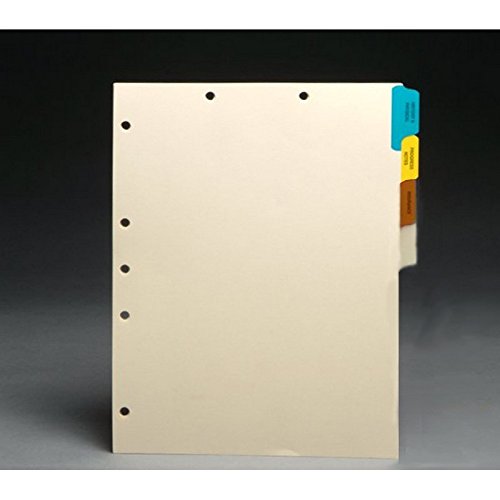 Amazon.com: Stock Chart Divider Sets, Medical, Side Tabs, 1/4th Cut ...