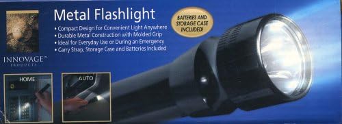 Mini Metal Flash Light with Case and Batteries - Basic Handheld ...