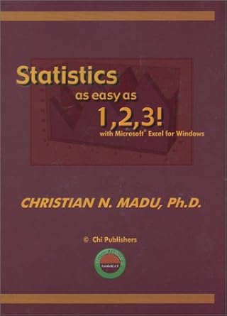 Amazon.com: Statistics As Easy As 1,2,3: With Microsoft Excel for ...