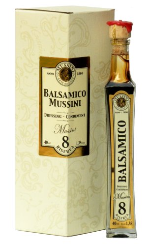Amazon.com : Mussini Italian 8 Year "Esmeralda" Balsamic Vinegar ( 1.4 ...