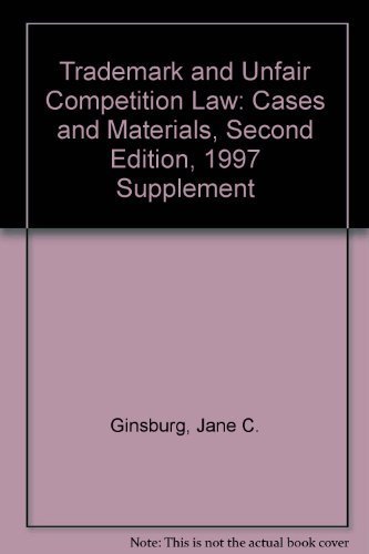 Trademark and Unfair Competition Law: Cases and Materials, Second ...