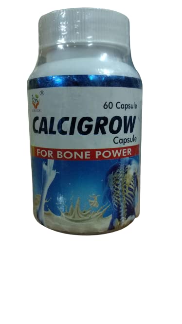 Buy GAURAV AYURVEDIC AGENCY Calcigrow Capsule For Bone Power Online at ...