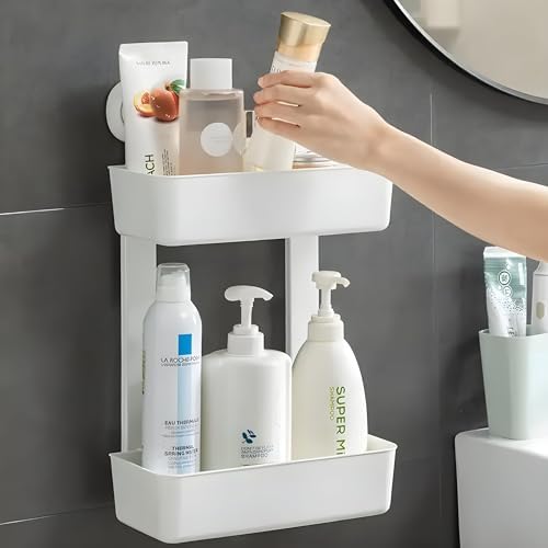 Hanging Bathroom Organiser, Shower Caddy Shelf, Fridge Side Storage ...