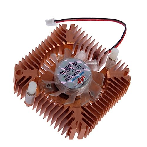 12V DC Microprocessor Graphics Card Laptop Fan with Aluminum Case 2523 ...