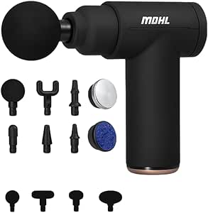 MDHL Massage Gun Deep Tissue Percussion Muscle Mini Massager for Pain ...