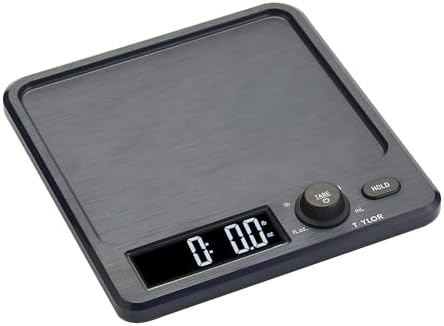 Amazon.com: Taylor Digital Kitchen Scale, 11 pound capacity, Steel ...