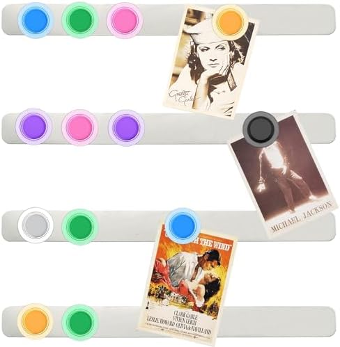 Amazon.com: PYJLBX Magnetic Board Strip Set, 4 Pack Frameless Stainless ...