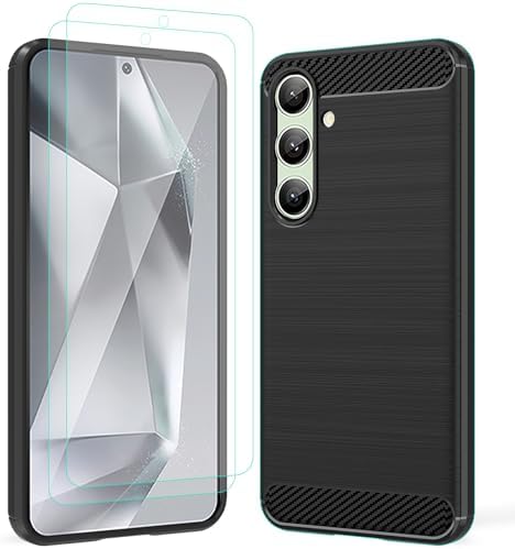 Amazon.com: Sucnakp for Samsung Galaxy S24-FE Case: with 2* Screen ...