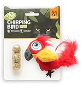 Buy BarkButler x Fofos Blue Bird Cat Toy, Blue|3 US Grade Organic ...