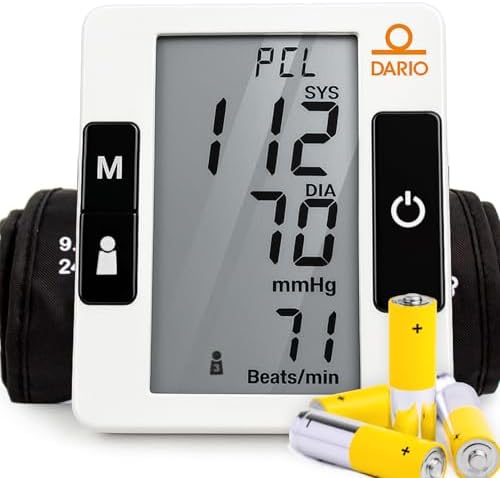 Amazon.com: Dario Premium Blood Pressure Monitor for Home Use – Smart ...