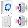 Caregiver Pager Motion Sensor Alert Room Bed Alarm and Fall Prevention ...