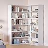Amazon.com: MXV 71.5" Tall L-Shaped Corner Bookshelf, 6-Tier 35.2" Wide ...