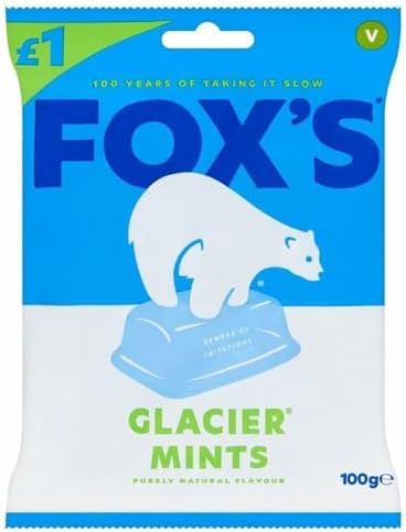 Amazon.com : Fox's Glacier Mints 200gr bag : Hard Candy : Grocery ...