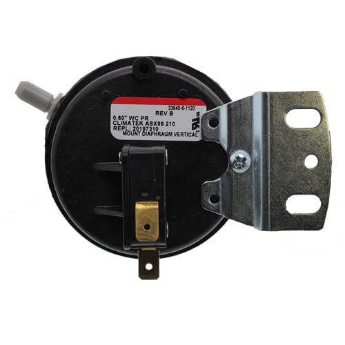 ClimaTek Furnace Vent Air Pressure Switch - Fits Goodman Amana Part ...