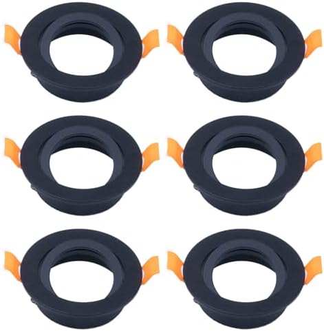 COOINJOY 10x Modern GU10 Downlights for Ceiling, Round Chrome Metal ...