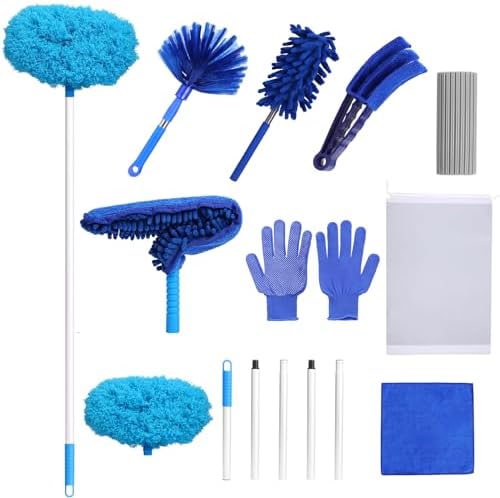 Amazon.com: 9 PCS Ceiling Fan Duster Set Removable Blade Ceiling Fan ...