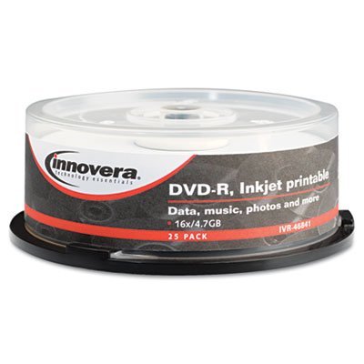 Innovera DVD-R Inkjet Printable Recordable Disc : Amazon.in: Computers & Accessories