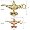 Amazon.com: Hourwof Vintage Aladdin Magic Genie Lamp,Arabian Nights ...