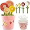 Amazon.com: Flower Measuring Spoons Set in Pot Unique Baking Gifts ...