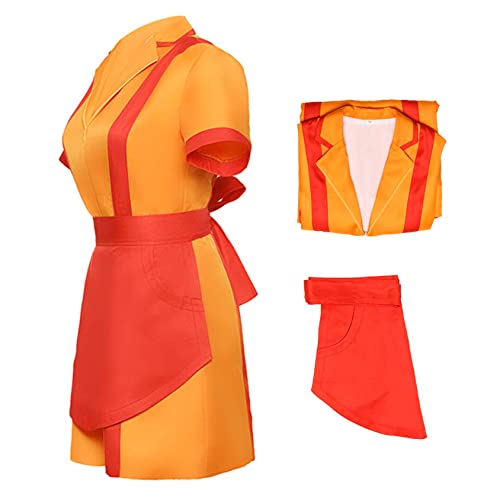 Applysu Women’s Costume Cosplay Dinner Uniform Adult Apron Fancy Dress ...