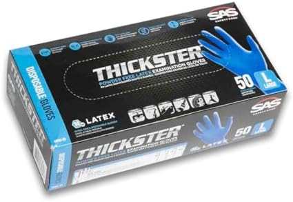 Amazon.com: S.A.S. Safety Corp. 6603-10PK - Thickster Large Latex ...