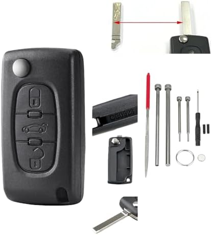 3 Buttons Key Fob For Peugeot Partner Expert Key Fob Citroen Berlingo ...