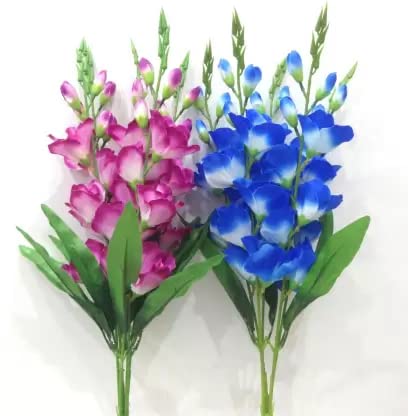 Buy Glad1024 Artificial Gladiolus Flower Stick (60cm Long) Long ...