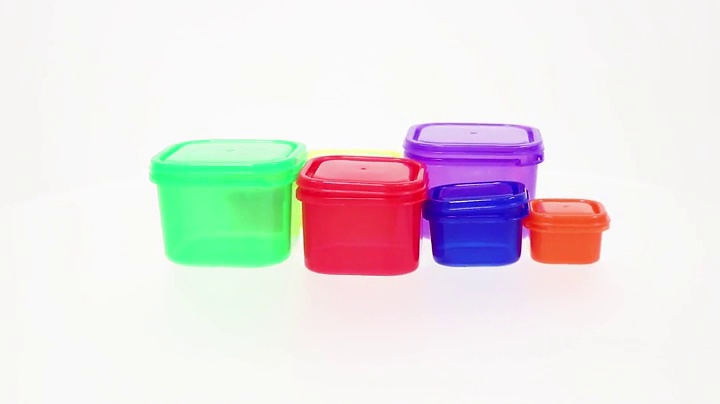Watch Classic Cuisine Portion Control Containers- 7 Piece Color Coded ...