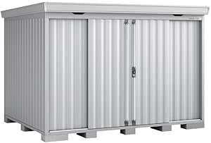 Amazon | 【受注生産品】イナバ物置 FS／フォルタ FS-3022H PS ハイルーフ 一般型 『屋外用中型・大型物置』 PS（プラチナシルバー） | 物置・倉庫