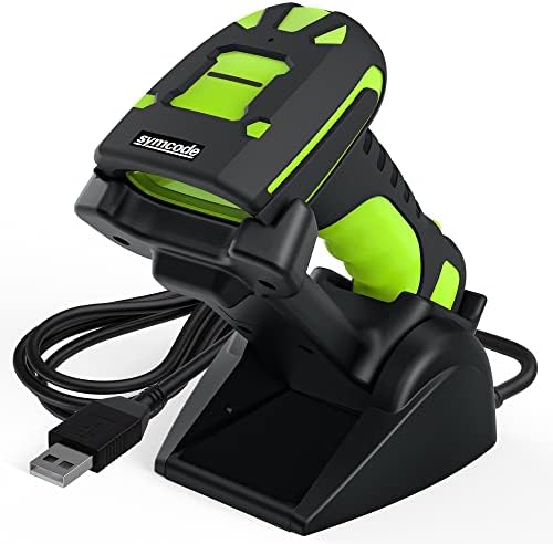 USB 2D Wireless Barcode Scanner, Extreme Drop Resistance Heavy Duty ...