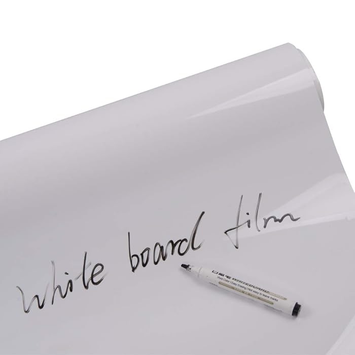 Buy HOHOFILM Self Adhesive Whiteboard Stickers Dry Erase Sheet Peel and ...