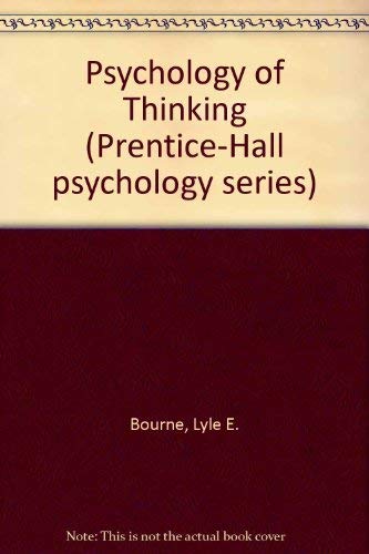 Amazon.com: The psychology of thinking (Prentice-Hall psychology series ...