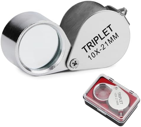 Amazon.com: Leffis 40X Jewelers Loupe Magnifier Magnifying Glasses, LED ...