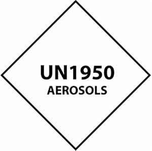 Amazon.com : UN1950 AEROSOLS - 250 Hazard Warning Labels : Office Products