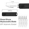 Caressolove Auto Retractable Utility Knife, Safety Black Automatic Box ...
