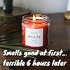 Amazon.com: Prank Candles Good-to-Bad Scented Candle, Apple Pie to ...