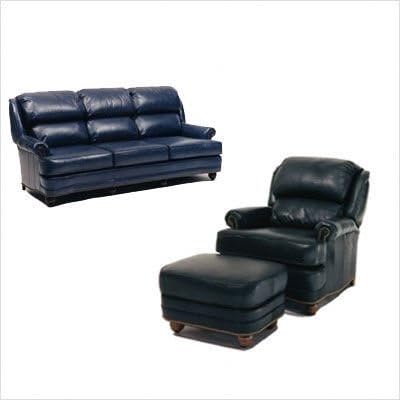 Amazon.com: Distinction Leather 444 Series Hi Back Leather Pub Sofa and ...