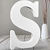 Amazon.com: AOCEAN 12 Inch White Big Wood Letters Unfinished Wooden ...