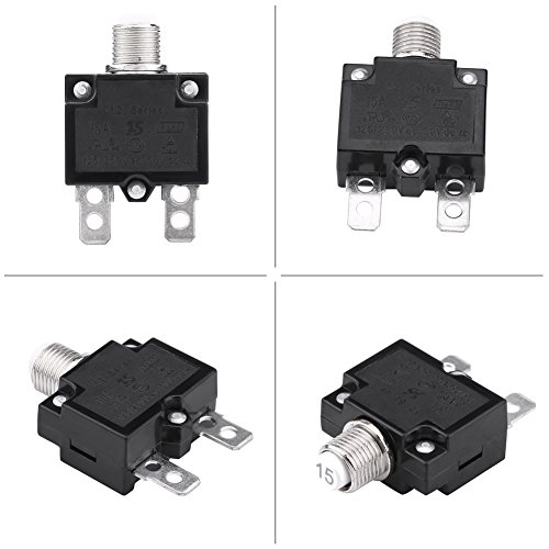 Thermal Reset Switch, AC 125/250V, Overload Protection for Generator ...