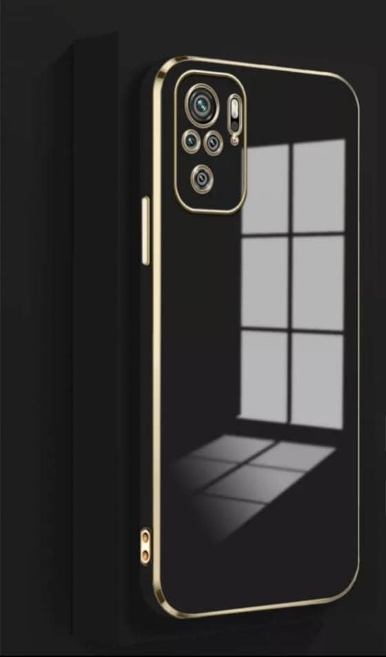 Apurb Store for Redmi Note 10S Luxury Square Plating Phone Case Solid ...