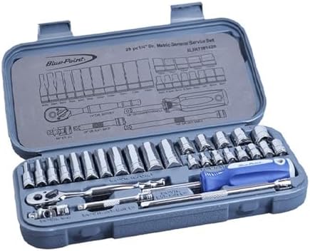 Blue Point 29pcs 1/4Dr. Socket Set 6 Point BLPATSM1429 : Amazon.ca ...