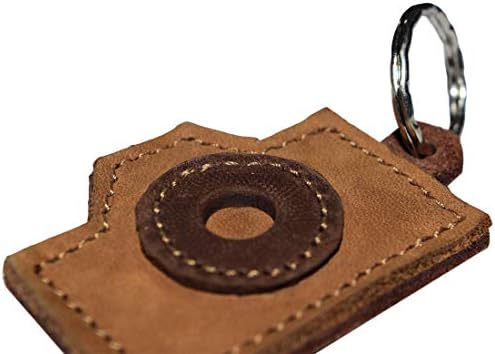 Amazon.com: Hide & Drink, Camera Leather Keychain / Key Rings / Photos ...