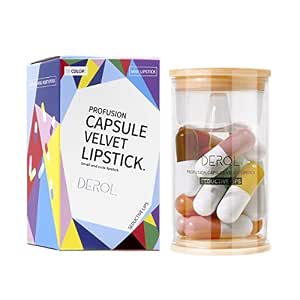 Amazon.com : Mini Pill Lipstick Set, 16 Pcs Lovely Long Lasting Matte ...