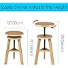 Amazon.com: MEEDEN Wooden Drafting Stool with Adjustable Height, Artist ...