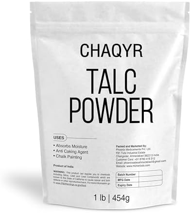 Amazon.com: Chaqyr Talc Powder 1 lb Talcum Powder | No Fragrance ...
