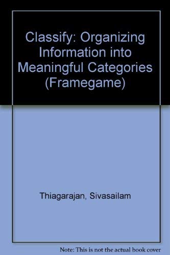 Games by Thiagi: Classify: Gbtc: 9780874252750: Amazon.com: Books