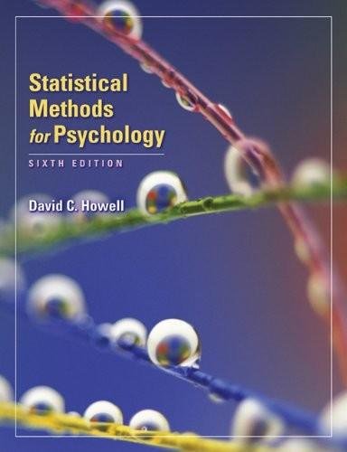 Statistical Methods for Psychology: David C. Howell: 9780495129301: Amazon.com: Books